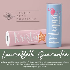 Custom Vacation Tumbler, Personalized Name Family Vacation Gift ...