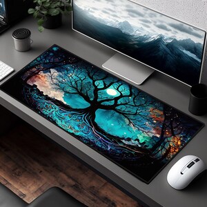 Gothic Wonders Goth Desk Mat, Gothic Mouse Pad, Big Gaming Mouse Pad ...