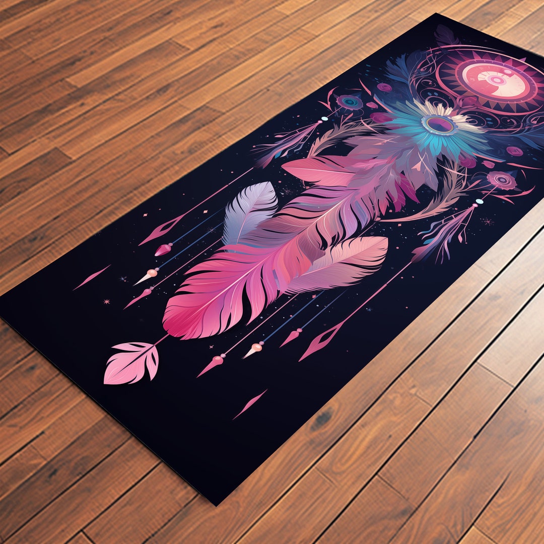 Yoga Fitness Mat Spiritual Hippy Meditation Mat Indian Gym - Etsy UK