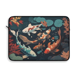 Koi Fish Laptop Sleeve - Etsy