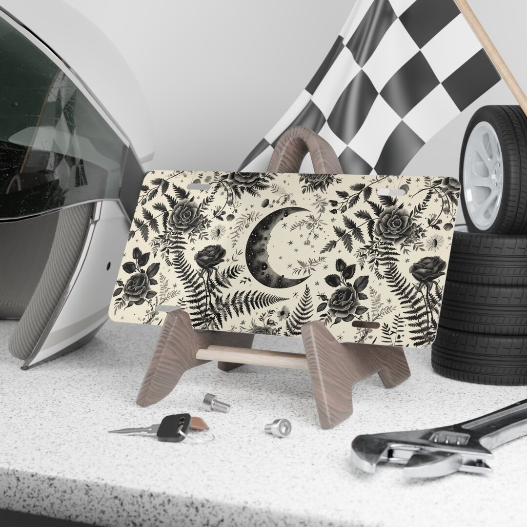 Cute Goth License Plate, Goth Car Decor, Goth Car Accessory, Goth Car ...