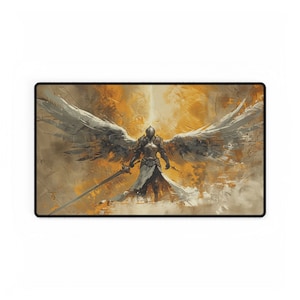 Angelic Knight Rebirth - 24"x14" Custom Playmat for Table Top Gaming ...
