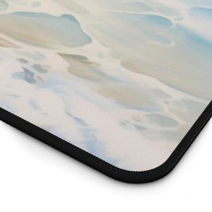 Beach Office Decor, Ocean Desk Mat, Beach Mousepad, Turquoise Blue ...