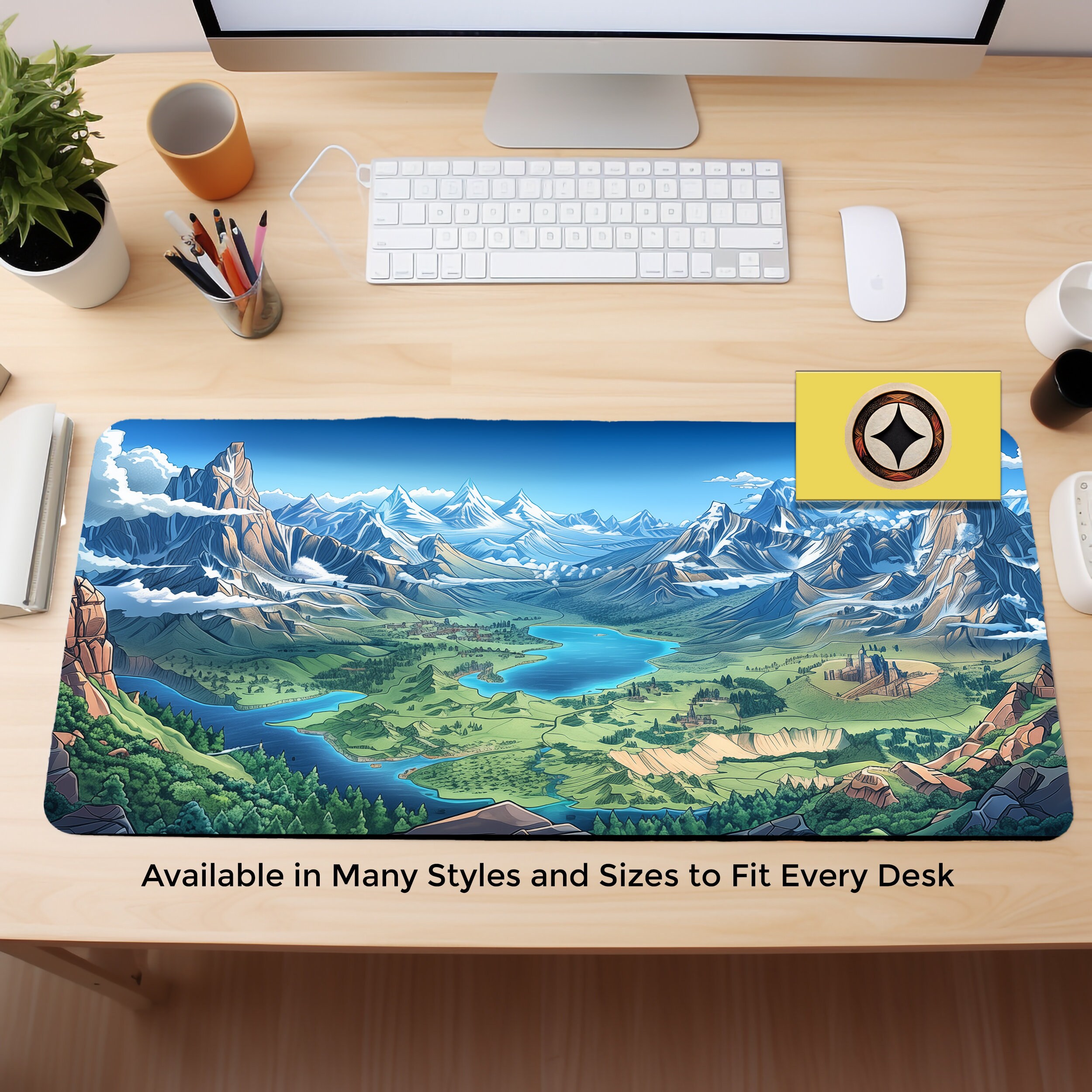 Adventure Gamer Desk Mat Mousepad XL, Oversized Mouse Pad, Gaming Desk ...