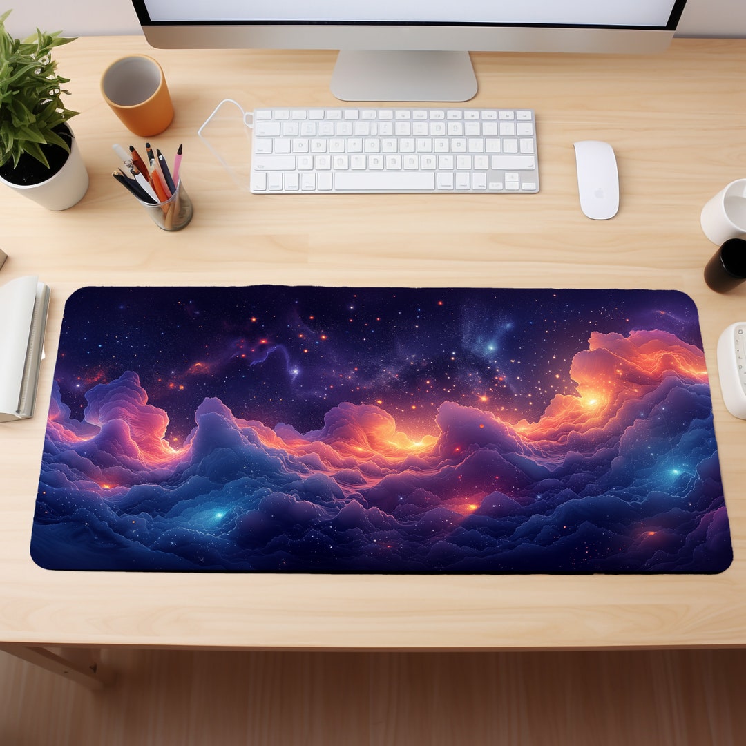 Star Forming Nebula Playmat for TCG Games, Fantasy Space Play Mat ...