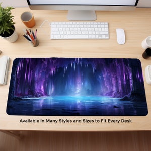 Grotto Brilliance Anime Gaming Desk Mat Mousepad XL, Extended Mouse Pad ...