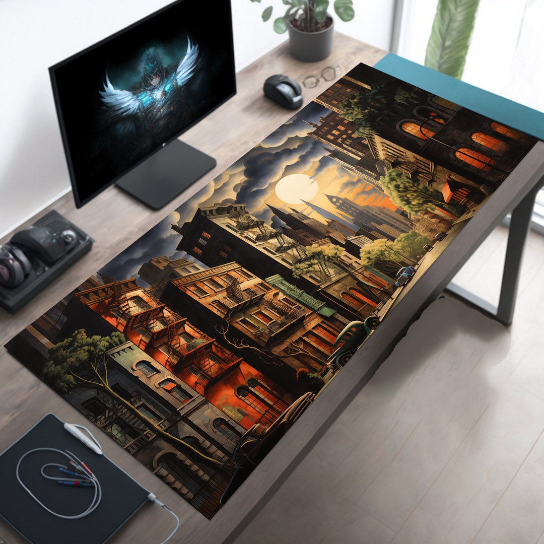 Harlem Renaissance Cultural Desk Decor, 1920s New York Desk Mat, Early ...