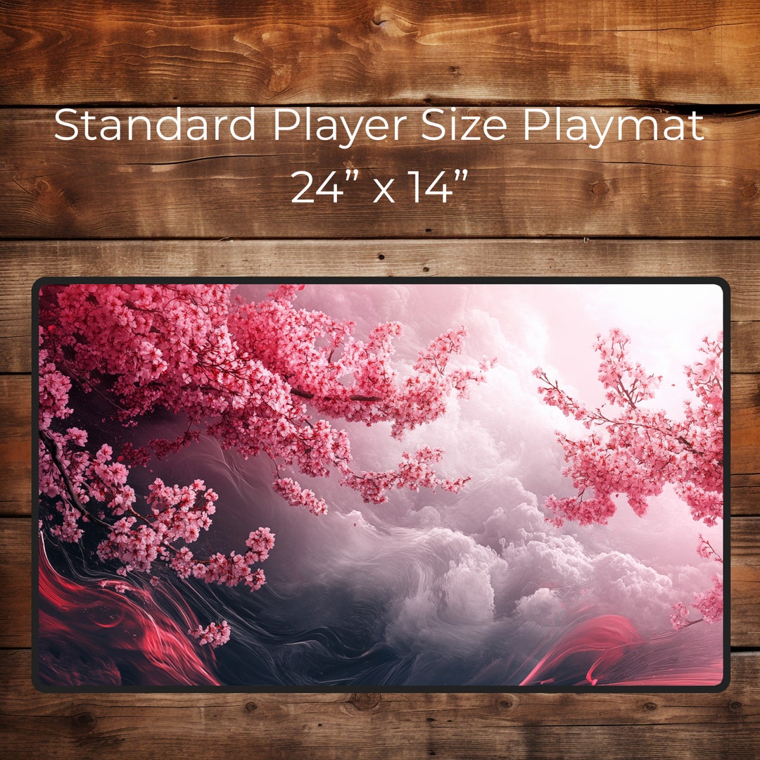 Petals in the Tempest - Cute Playmat for TCG Gaming, PC or Table Top ...