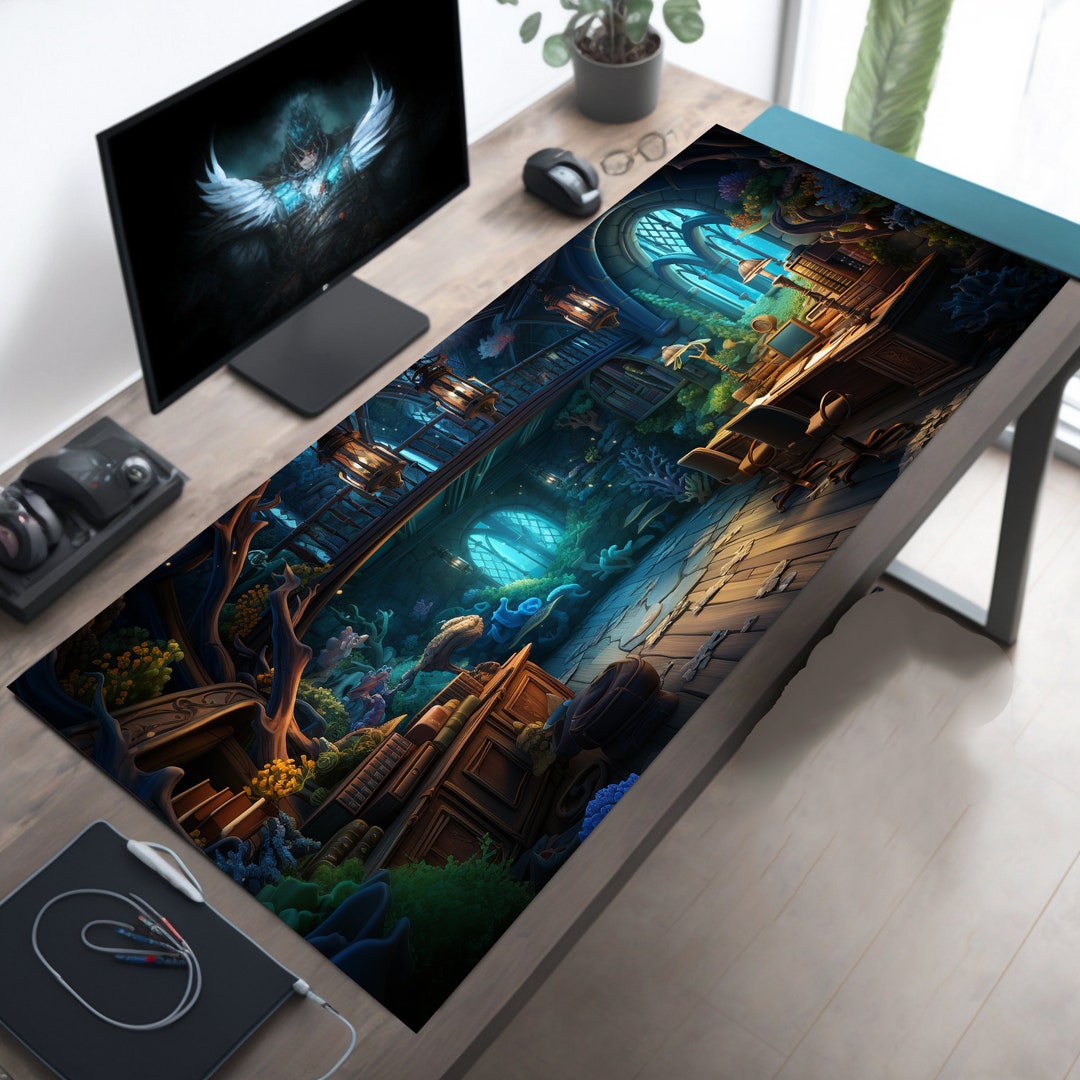 Desk Mat the Modern Wizards Enchanted Office Cute - Etsy