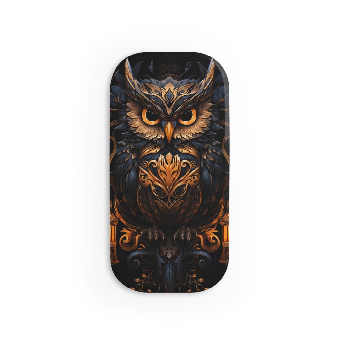 Gothic Owl Phone Click-on Grip, Cute Phone Grip - Etsy