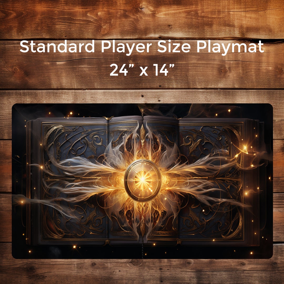 Featherbound Grimoire - 24"x14" Standard Sized Playmat Playmat Adult ...