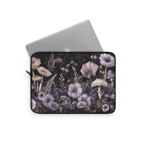 Dark Cottagecore Laptop Sleeve, Fungi iPad Case, Mushroom Tablet Cover ...