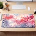 Mesmerizing Pink Aesthetic Desk Covering Water Resistant Desk - Etsy