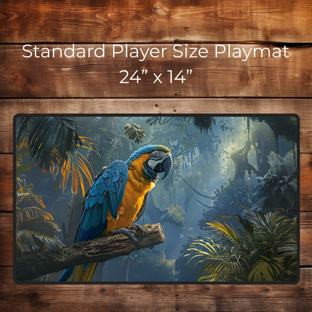 Jungle Sentinel's Perch - TCG Gaming Playmat for PC or Table Top Gamers ...