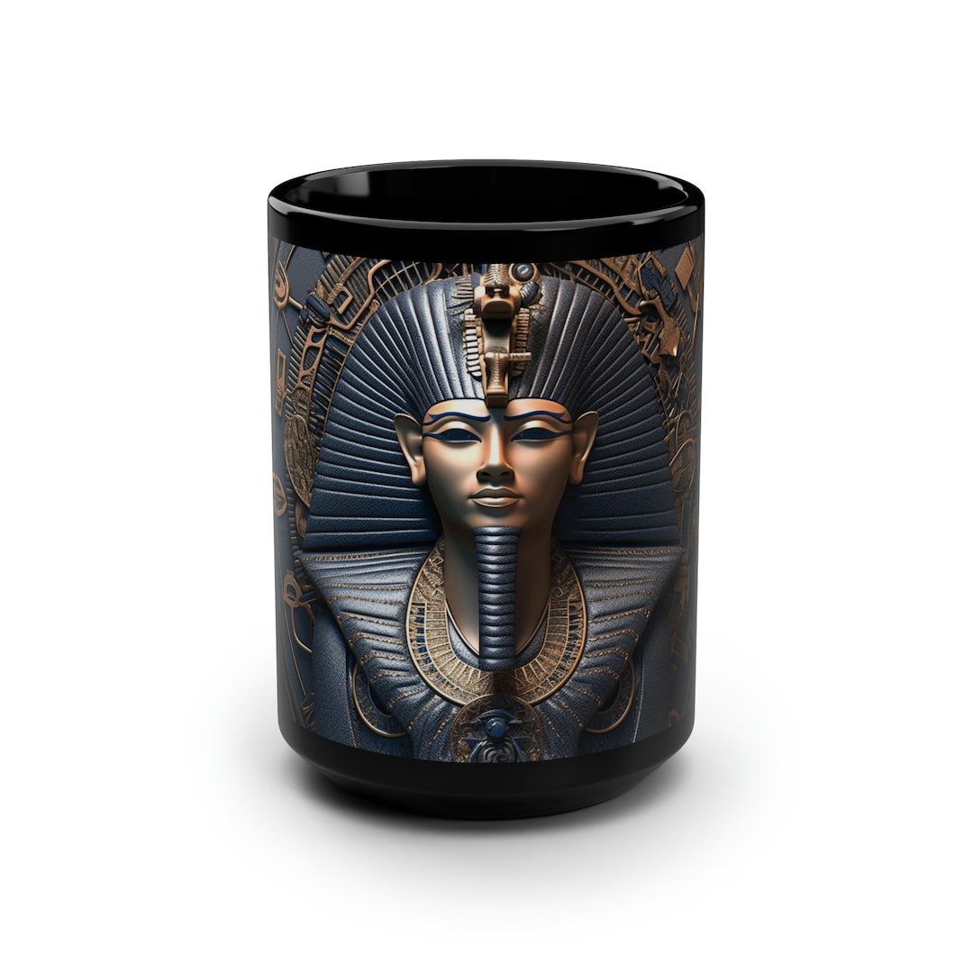 Egyptian Mug, 15oz Egyptian Relief Coffee Mug, Ceramic Coffee Mug - Etsy