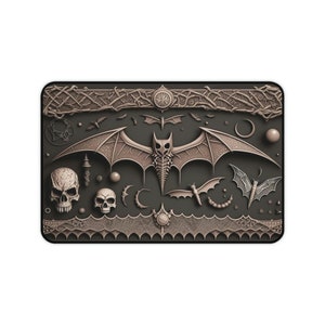 Goth Mousepad Goth Mouse Pad Goth Desk Mat Goth Desk Pad Goth Gift ...