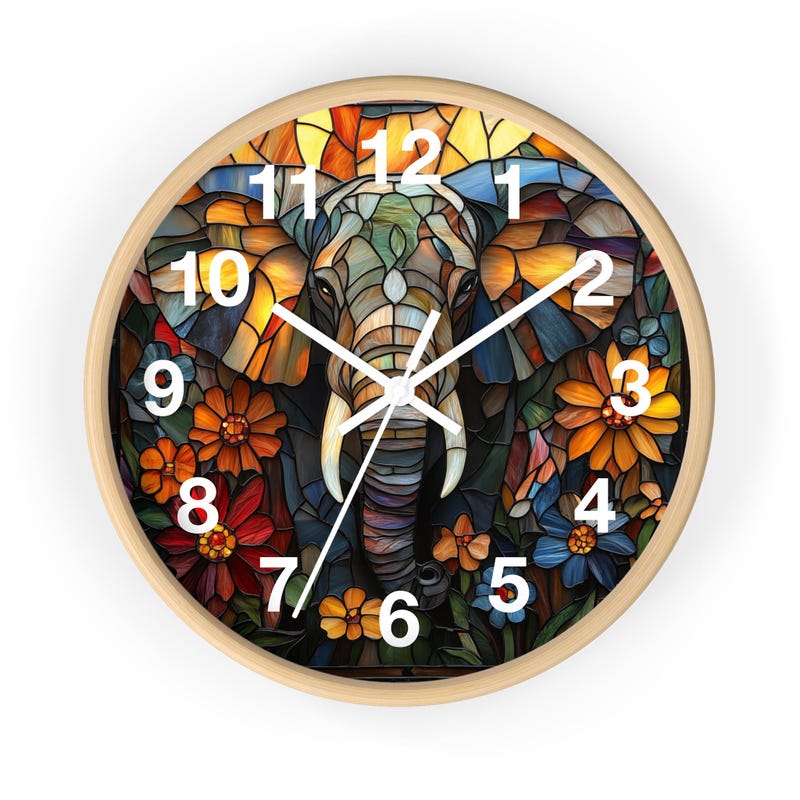 Elephant Clock - Etsy