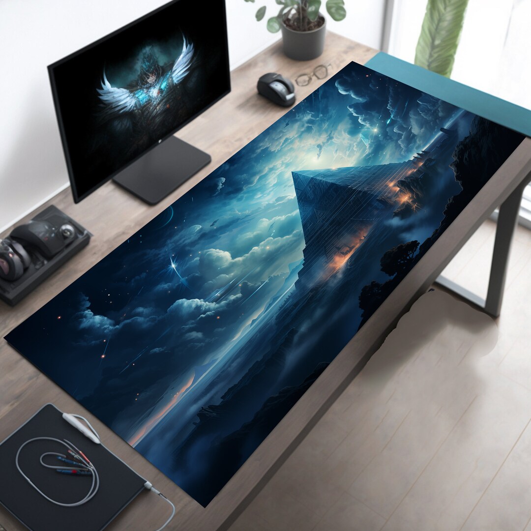 Pyramid in the Clouds Playmat , Pyramid Play Mat, Pyramid Mouse Pad ...