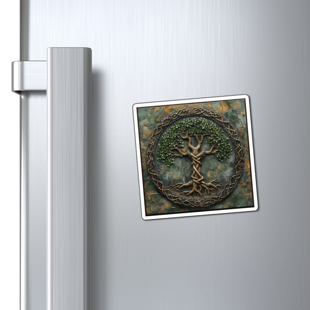 Fantasy Celtic Tree of Life Refrigerator Magnet - Gamer Magnet - Gamer ...