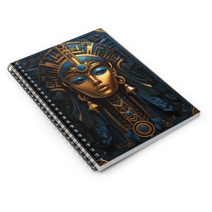 Spiral Notebook, Stunning Egyptian Queen Pharoah, Personal Journal ...