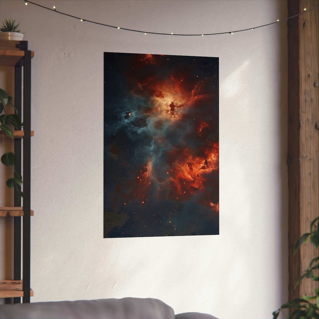 Space Lovers Poster, Space Wall Decor, Space Poster, Frameable Wall Art ...