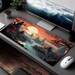Japanese Sunset Desk Mat, Japan Gaming Setup, Large Game Table Decor ...