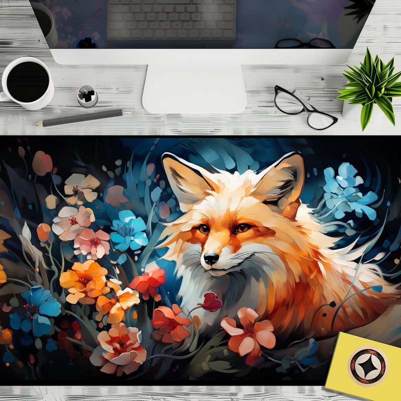 Fox Mouse Pad - Etsy