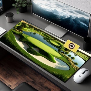 Golf Lovers Desk Decor Golfing Gift Golf Presents - Golf Mouse Pad ...