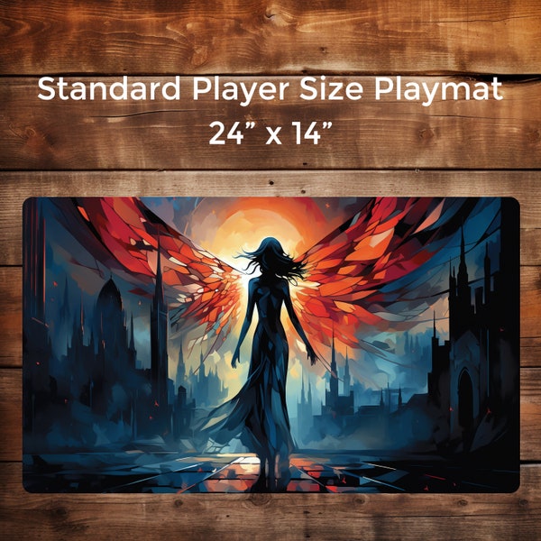 Mtg Playmat Angel - Etsy
