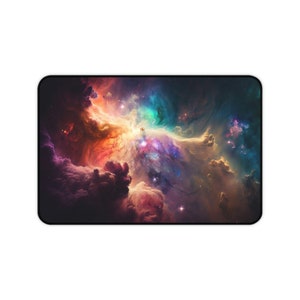 Space Desk Mat, Gaming Mousepad XL, Space Mouse Pad XXL, Cosmic Desk ...