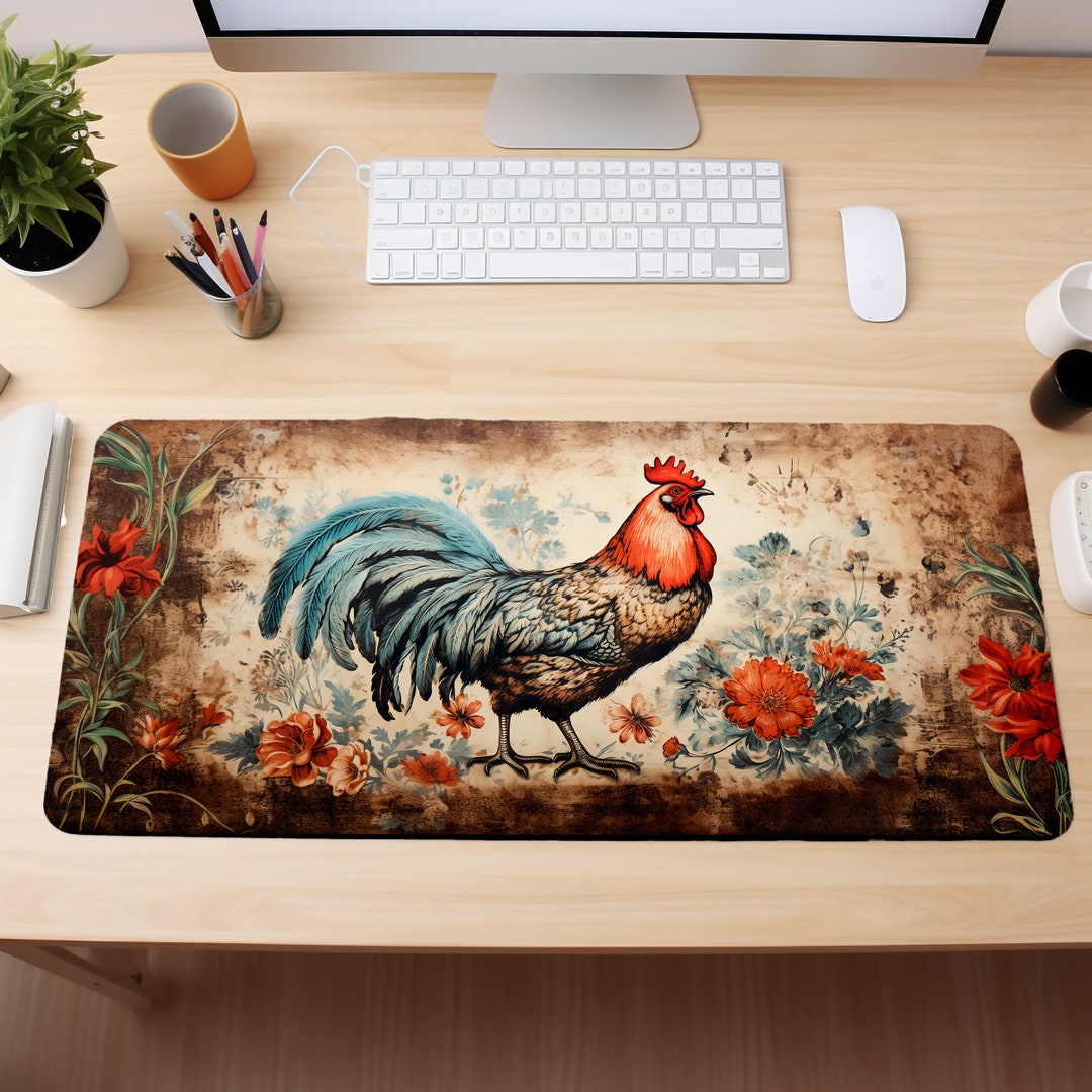 Modern Farmhouse Office Decor Vintage Style Rooster Art - Etsy