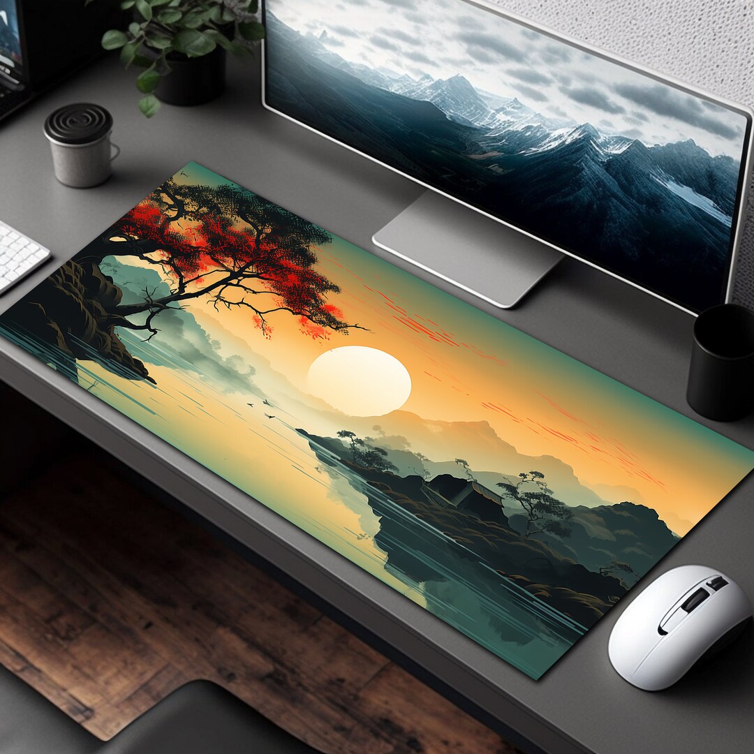 Vietnamese River Desk Mat Vietnam Desk Pad - Etsy