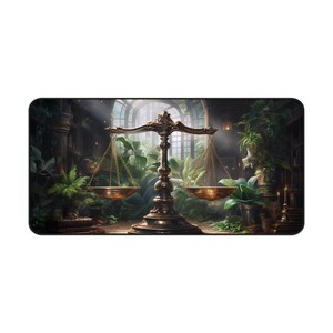 Scales of Justice Desk Mat, Lawyer Desk Mat, Lawyers Office Desk Decor ...