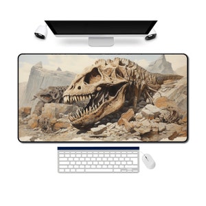 Dino Discovery Fossil Desk Mat T-rex Mousepad Tyrannosaurus - Etsy