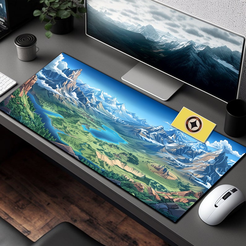 Adventure Gamer Desk Mat Mousepad XL, Oversized Mouse Pad, Gaming Desk ...