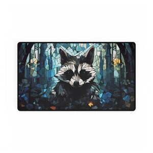 Enchanted Raccoon Realm - Custom TCG Playmat - Racoon Playmat for DND ...