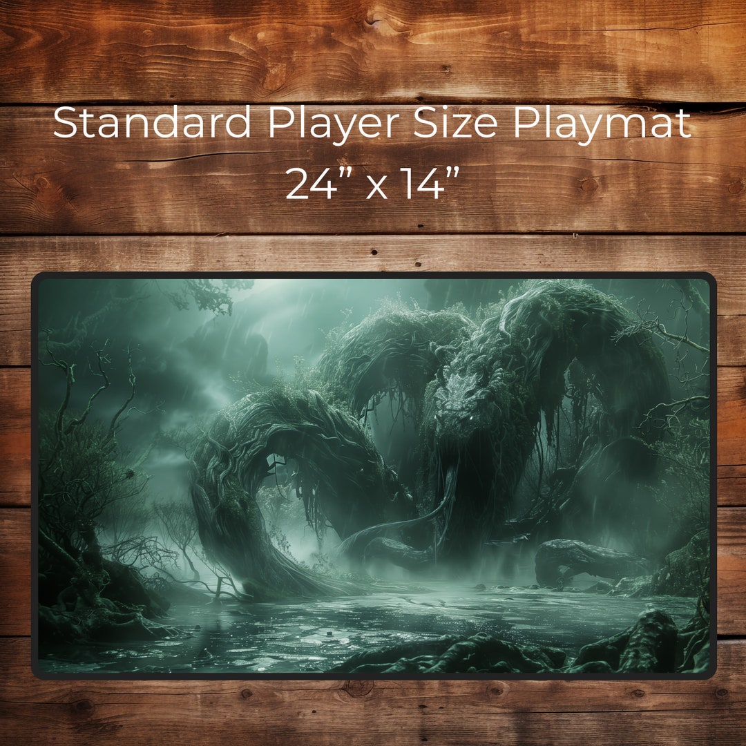 Wicked Swamp Guardian - Gaming Playmat for Table Top Gamers - Card ...