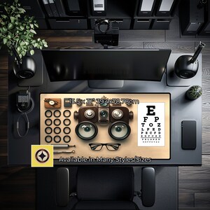 Optometry Office Decor Optometrist Mouse Pad Eye Doctor Desk Decor Gift ...