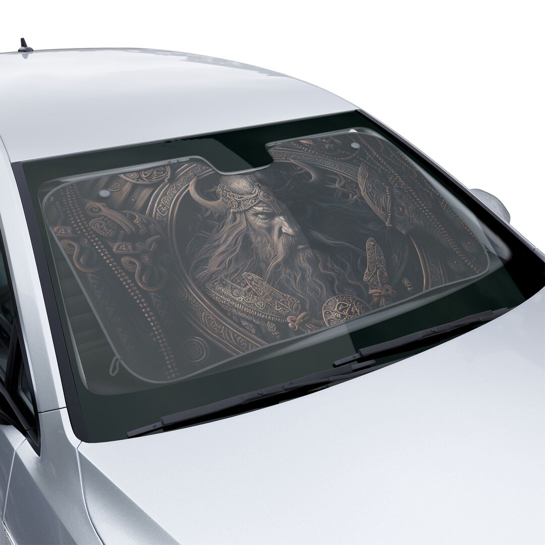 Viking Norse Mythology - Car Windshield Sun Shade - Windshield Shade ...