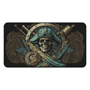 Pirate Gaming Mat Pirate Mousepad Xl Pirate Mouse Pad Xxl Pirate Office ...