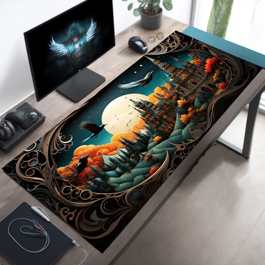 Medieval Splendor Medieval Desk Mat Fantasy Playmat MTG - Etsy