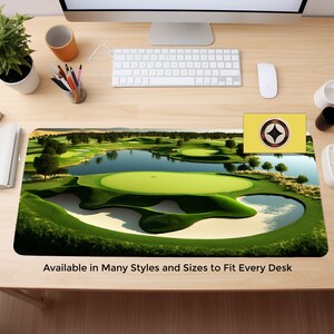 Golf Lovers Desk Decor Golfing Gift Golf Presents - Golf Mouse Pad ...