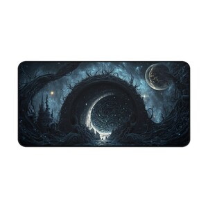 Horror Desk Mat, End of Time Apocalyptic Portal Playmat Apocalypse Play ...