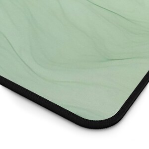 Sage Green Desk Mat With Hemmed or Flat Edges in Multiple Sizes, Cute ...