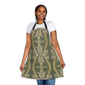 Irish Apron, Celtic Apron, All Over Print Kitchen Apron, AOP Irish ...