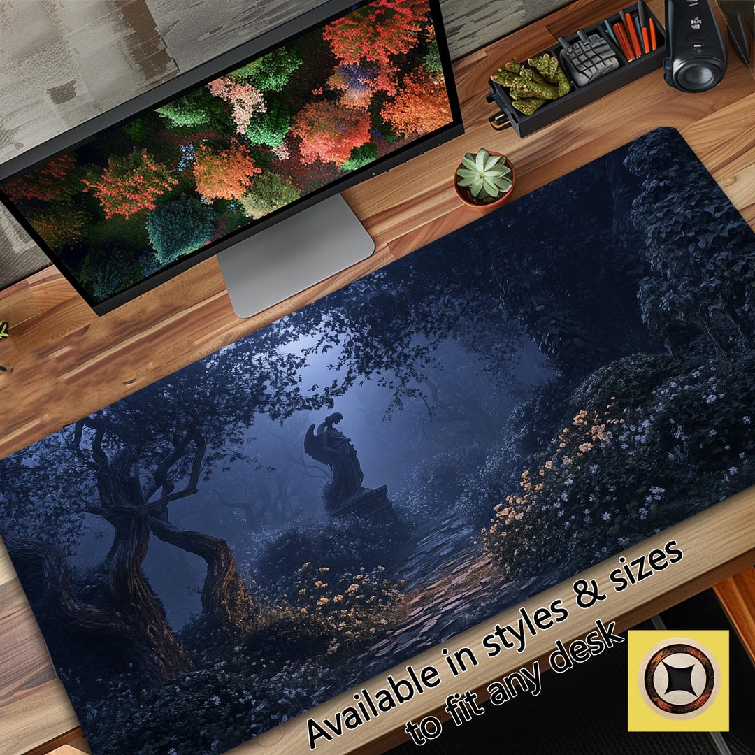 Melancholy Gothic Pathway - Gaming Playmat TCG - Gift for Gamer ...