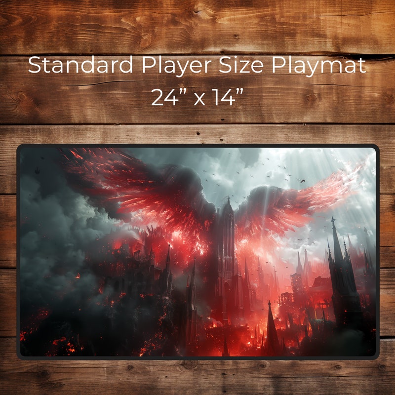 Phoenix Playmat Tcg - Etsy