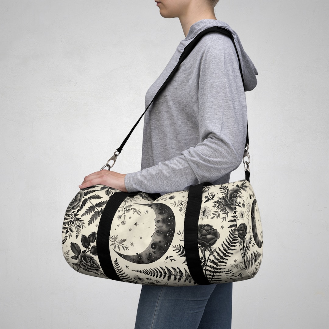 Cute Goth Travel Duffel Bag, Goth Gym Bag, Goth Duffel Bag - Etsy