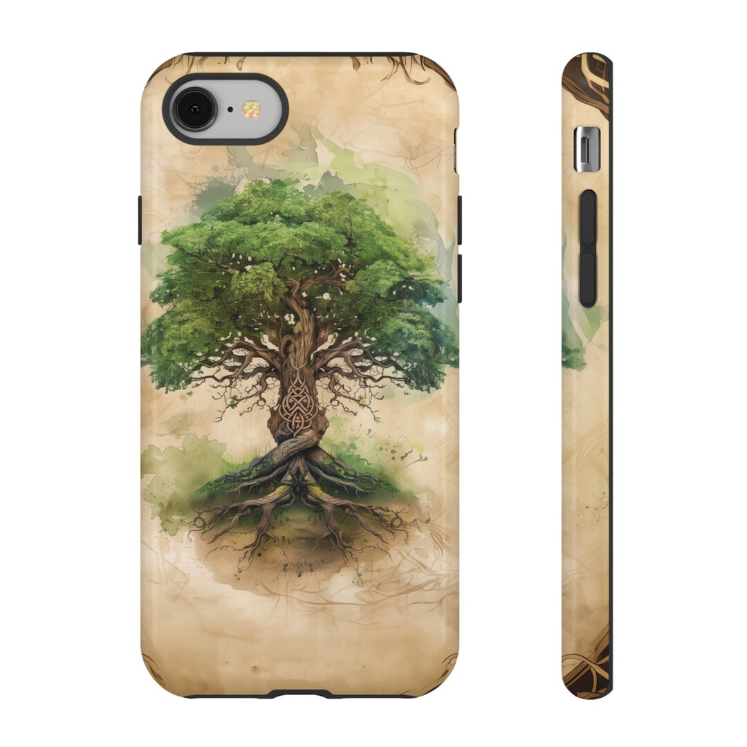 Fantasy Celtic Tree Art Cellphone Case - Gamer Phone Case for Iphone ...