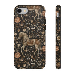 Medieval Floral Horse Cellphone Case - Medieval Horse Phone Case ...